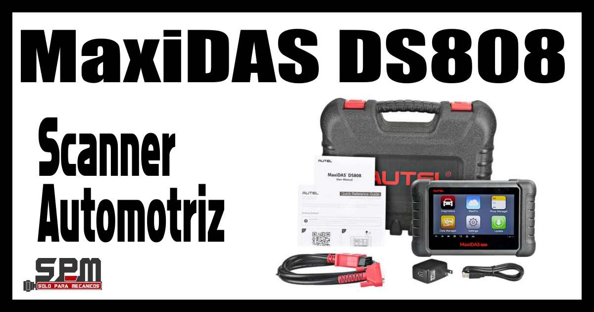 Autel MaxiDAS DS808 uno de los mejores escáner automotriz